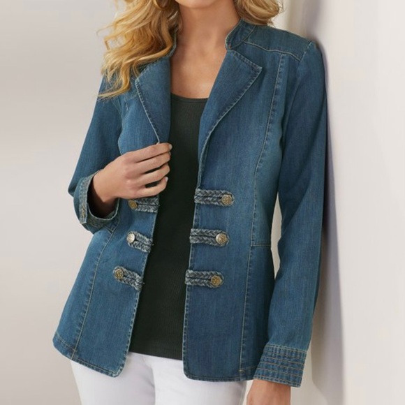 Soft Surroundings | Jackets & Coats | Soft Surroundings Essential Denim ...